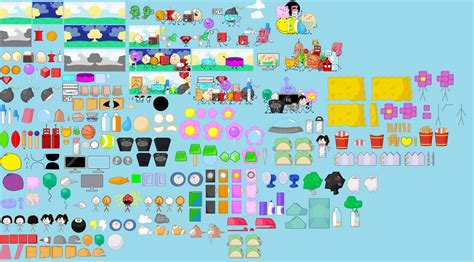 Bfdi Sprites By Rocknrooltot On Deviantart