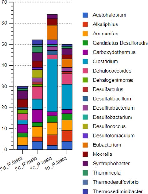 Abundance Of The Different Genera Of Bacteria In The Acetoclastic