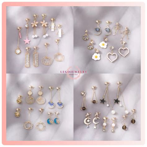 Jual Anting Fashion Model Korea Vintage High Quality Anti Karat