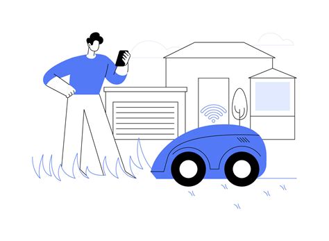 Autonomous Mowing Abstract Concept Illustration 47232123 Vector Art At Vecteezy