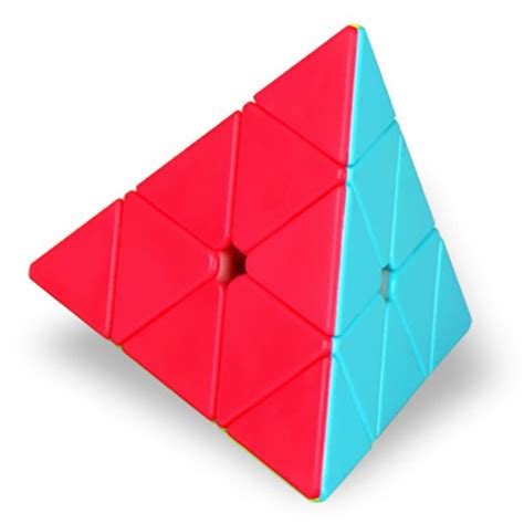 Qiyi Pyraminx 3x3 Speed Cube Pyramid 3x3x3 Smooth Magic Cube Qiming Shopee Philippines