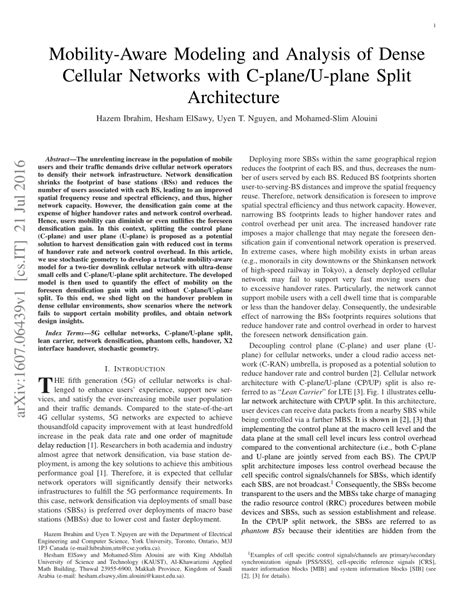 pdf mobility aware modeling and analysis of dense cellular networks