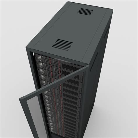 Data Server Rack 3d Model 59 Max Fbx Obj Free3d
