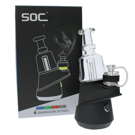 Soc Peak Electric Dab Rig 20 Black Portable E Rig