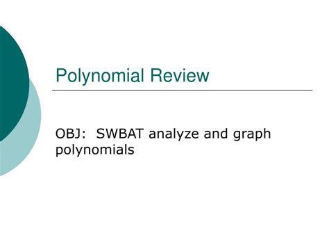 PPT Polynomial Review PowerPoint Presentation Free Download ID