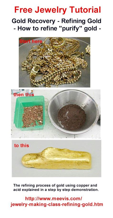 Free Jewelry Tutorial On Gold Recovery Refining Gold How To Refine