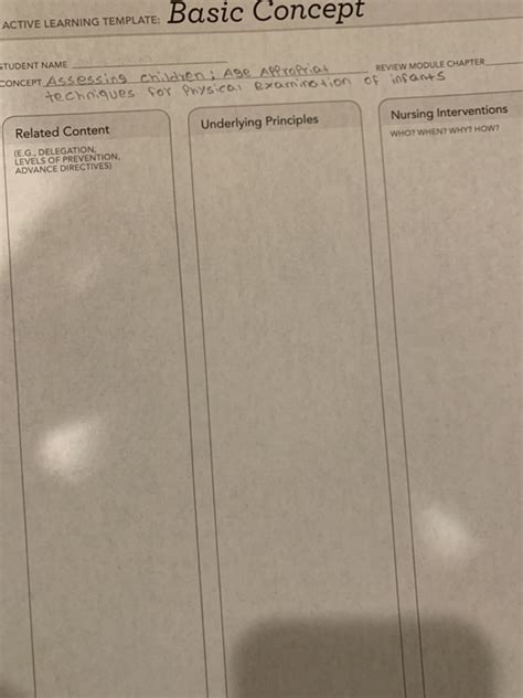 Solved Active Learning Template Basic Concept 3 Student