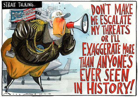 40453833 Strait Talking Donald Trump On The Iran War The Times Cartoon