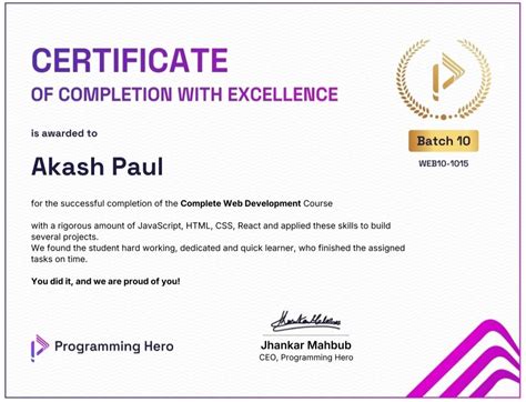 Webdevelopment Reactjs Javascript Programminghero Learning Mernstack… Akash Paul