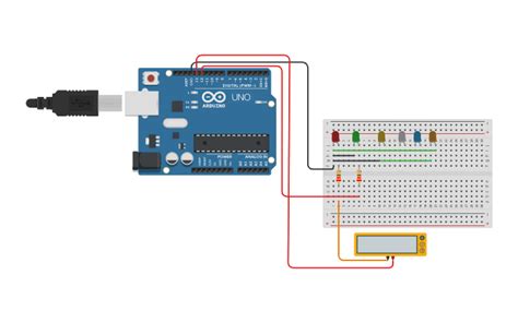 Circuit Design Accensione Di Due Led Const Int Tinkercad