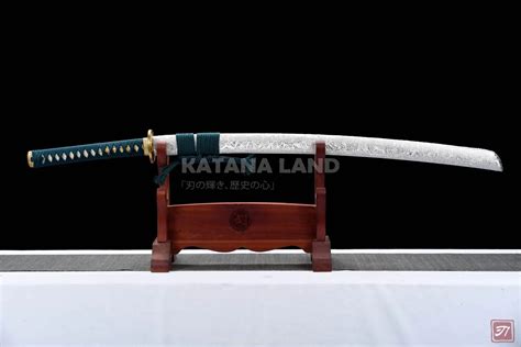 Shishin No Byakko Katana Damascus Steel Katana Sword Katana Land