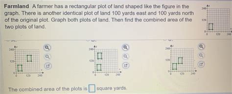 Solved Farmland A Farmer Has A Rectangular Plot Of Land Chegg Com