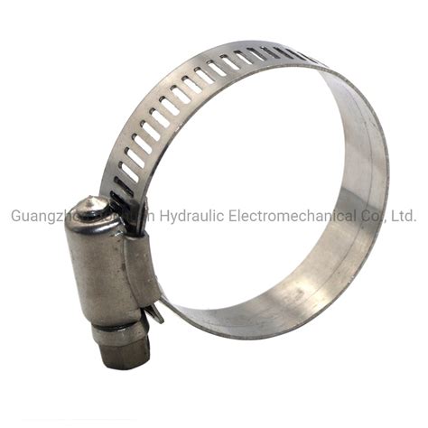 중국 공장 가격 316 스테인리스 스틸 빠른 해제 유압 중량입니다 듀티 파이프 클램프 14 미국형 핫 호스 클립 호스 클램프