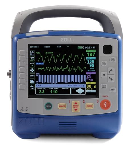 Zoll X Series® Biphasic 12 Lead Ecg Aed Pacing Spo2 Nibp Etco2