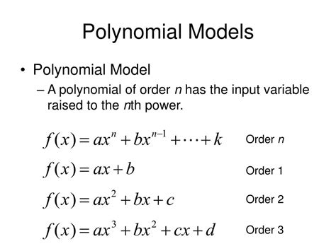Ppt Polynomial Models Powerpoint Presentation Free Download Id5766515