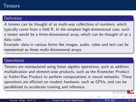 A Guide To Tensor And Its Applications In Machine Learningpdf