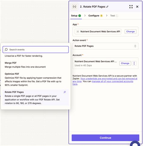 Rotate Pdf Pages With Nutrient Document Web Services Api On Zapier