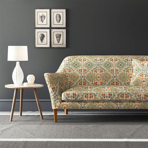 Kami Jade Printed Velvet Fabric Linwood