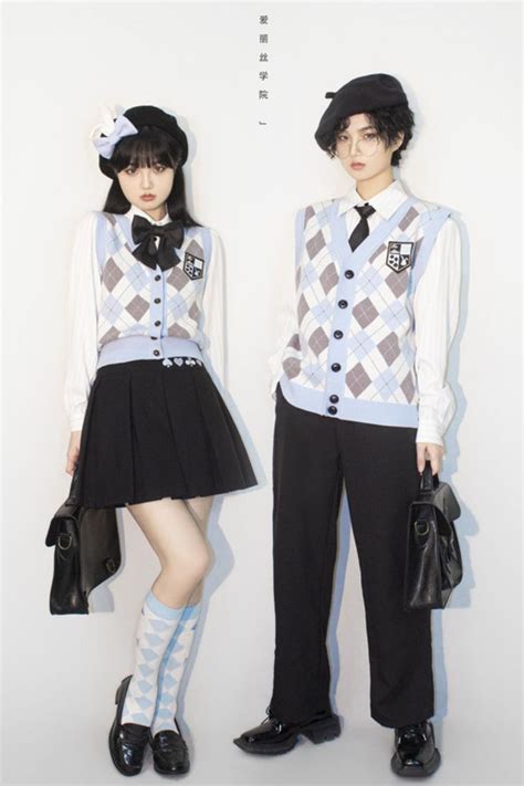 Cute Babe Uniforms Babe Uniform Outfits Striped Long Sleeve Shirt Long Sleeve Shirts