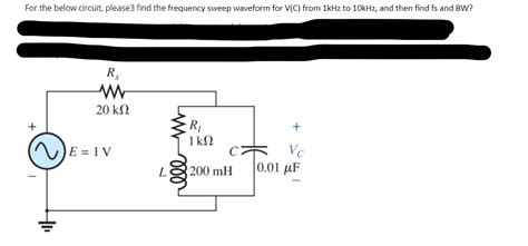 Solved Please Solve The Circuit Using Ltspicesteps Wo