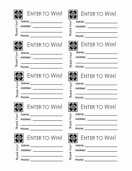 Entry Form Template Word Shooters Journal
