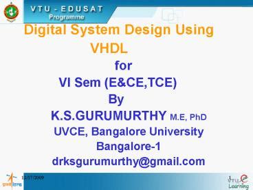 PPT Digital System Design Using PowerPoint Presentation Free To View Id F ZDc M