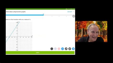 Ixl Algebra1 Q6 Find Values Using Function Graphs Youtube