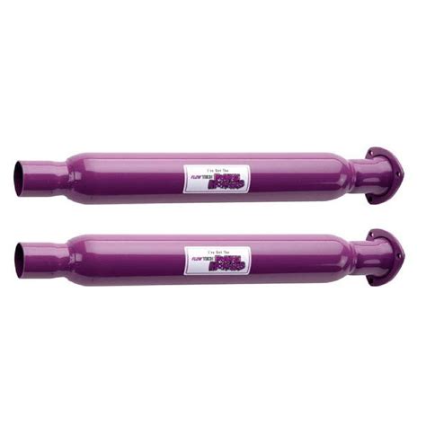Flowtech Purple Hornies Glasspack 3 Inlet225 Outlet Header Muffler Set Of 2 50230flt