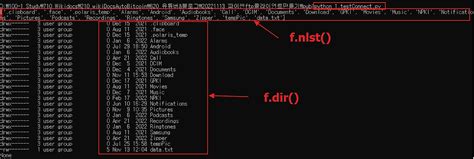 파이썬 Ftp파일전송 프로그램 만들기 2 기본기능