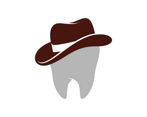 Premium Vector Tooth With Hat On Top