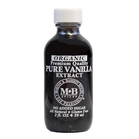 Morton And Bassett Organic Pure Vanilla Extract 2fl Oz