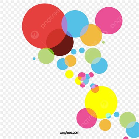 circle material png picture colored circles bubble vector material