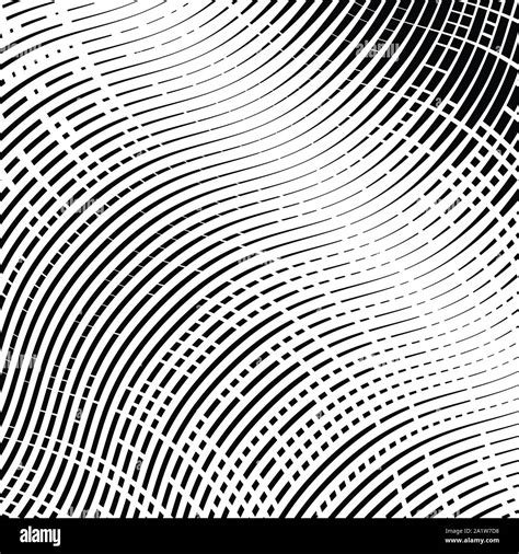 Abstract Geometric Mesh Grid Pattern Of Interweaved Interlocking Lines Stripes Cellular