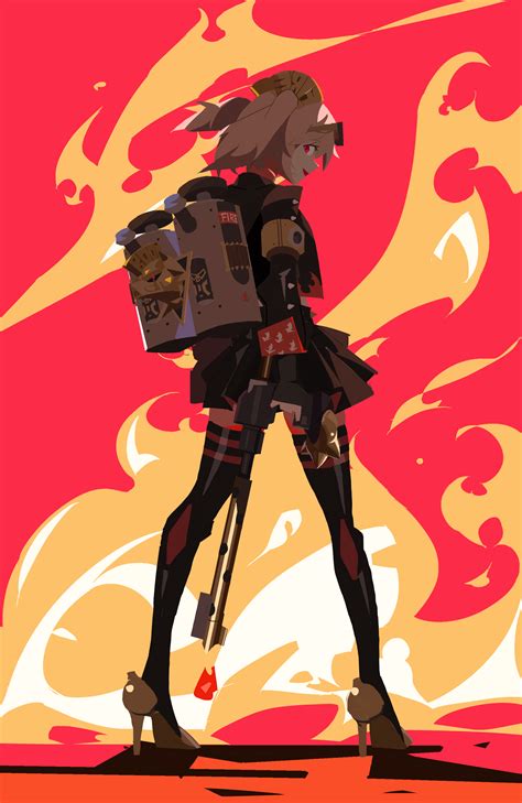 Burnice White Zenless Zone Zero Drawn By Zb Relic Danbooru