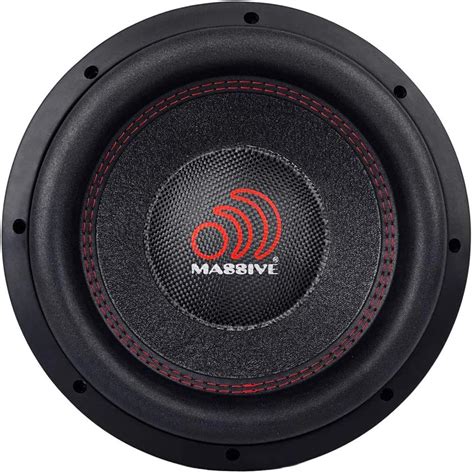 Massive Audio Hippoxl104 10 2000w Rms 4000w Peak Hippo Xl Series 4 Ohm Dvc Subwoofer W 3