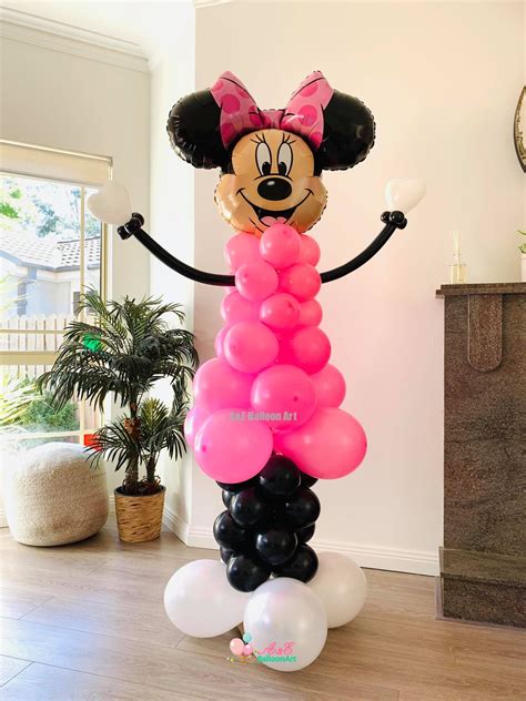 Column Balloon Design With Minnie Mouse Design Code Ac113 Aande