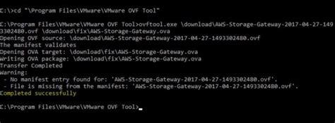 VMware Fix Invalid OVF Manifest Entry Error Nolabnoparty