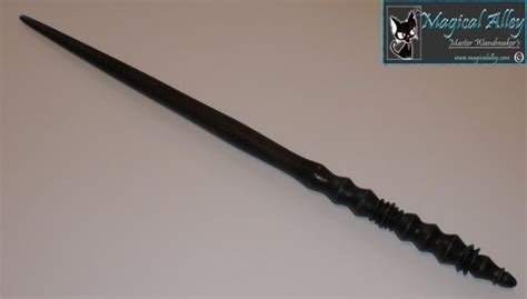 Harry Potter Style Ebonized Alder Wooden Magic Wand Harry Potter