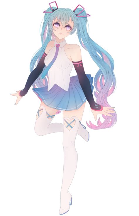 Miku Digital Girl Inspired Design By Sounds Like Balloons On Deviantart
