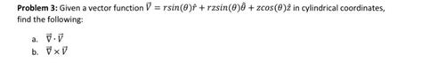 solved problem 3 given a vector function