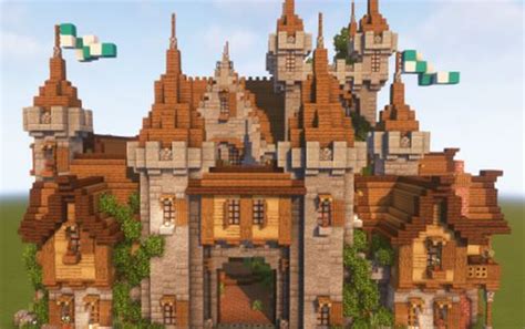 Round Medieval House Minecraft Schematic