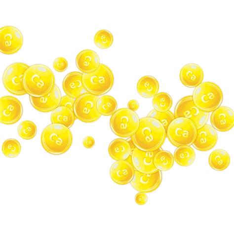 Comprimidos Caóticos De Cálcio Vetor Premium