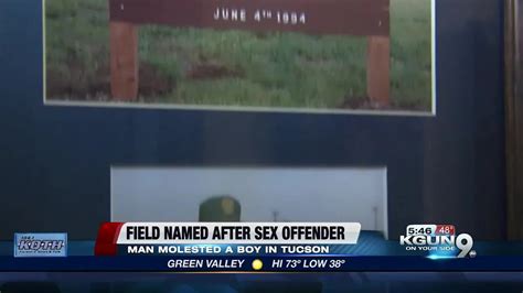 Baseball Field Named After Tucson Sex Offender
