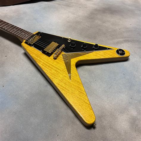 1983 Gibson Korina Flying V Natural Guitars Electric Solid Body