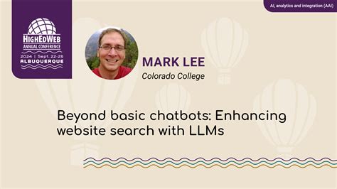 Beyond Basic Chatbots Enhancing Website Search With Llms Membership Community Digital Collegium