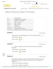 Chapter 18 Practice Quiz 1 Pdf 8 9 2021 Review Test Submission Chapter 18 Practice Quiz