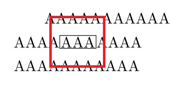 Fbox How To Draw A Box Around The Text Which Can Overlap With The Other Text TeX LaTeX
