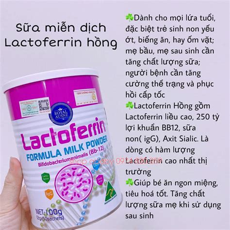 Lactoferrin Sữa Non Lợi Ích Tác Dụng Và Hướng Dẫn Sử Dụng Hiệu Quả