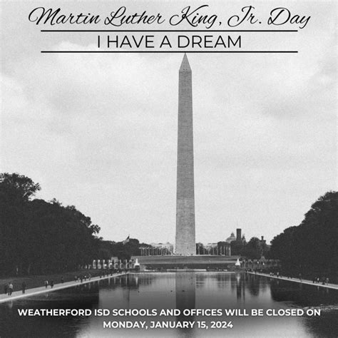 School Holiday Monday January 15 2024 Bill W Wright Elementary School