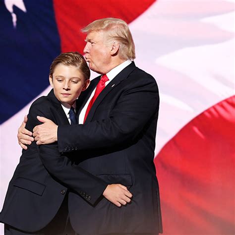 Donald Trump Reveals How 6 7 Son Barron Got So Tall